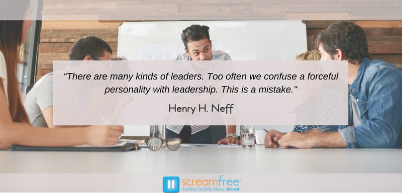 The Opposite of Influence is… | screamfree